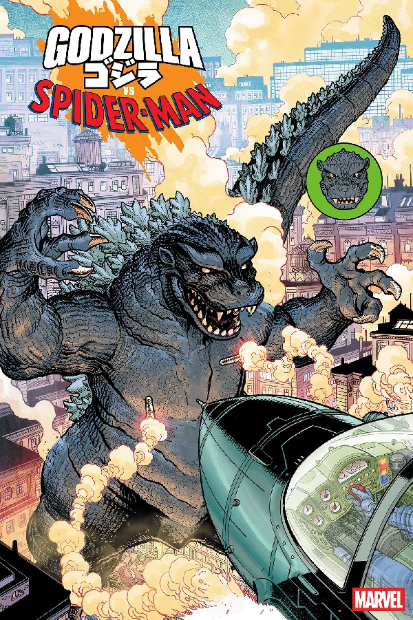Ecomics - GODZILLA VS. SPIDER-MAN 1 NICK BRADSHAW MONSTER HOMAGE VARIANT
