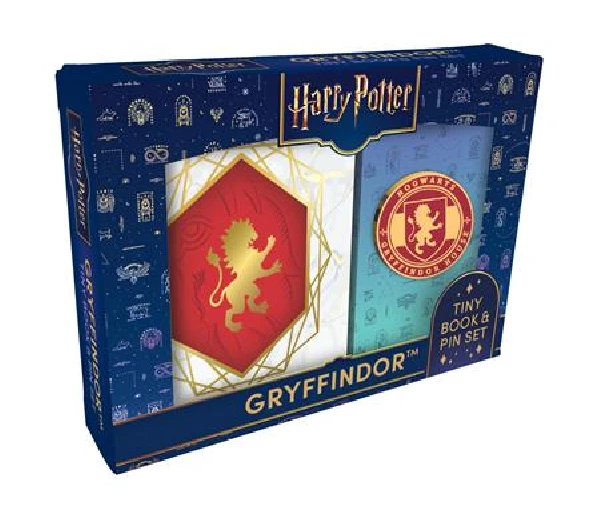 Ecomics - HARRY POTTER GRYFFINDOR TINY BOOK AND PIN SET