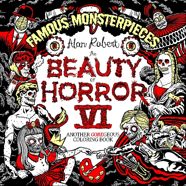 Ecomics - The Beauty of Horror: Famous Monsterpieces Coloring Book