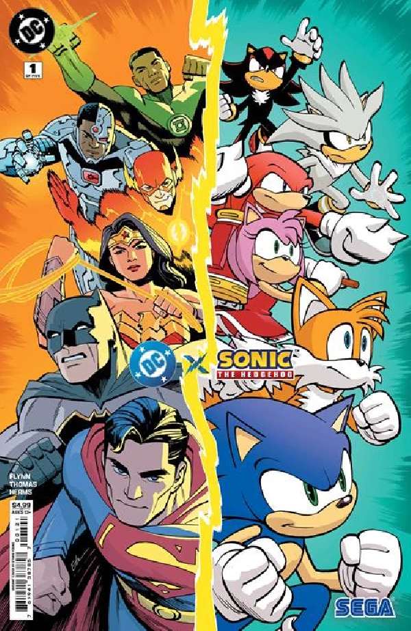 Ecomics - DC X SONIC THE HEDGEHOG 1 (OF 5) CVR B ETHAN YOUNG CARD STOCK VAR