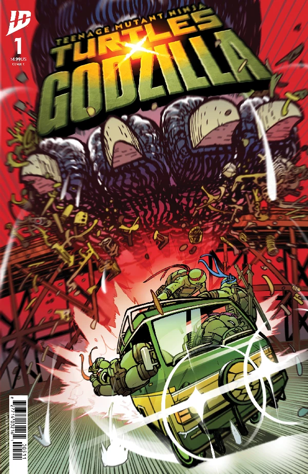 Ecomics - Teenage Mutant Ninja Turtles x Godzilla 1 Variant C (Rivas)