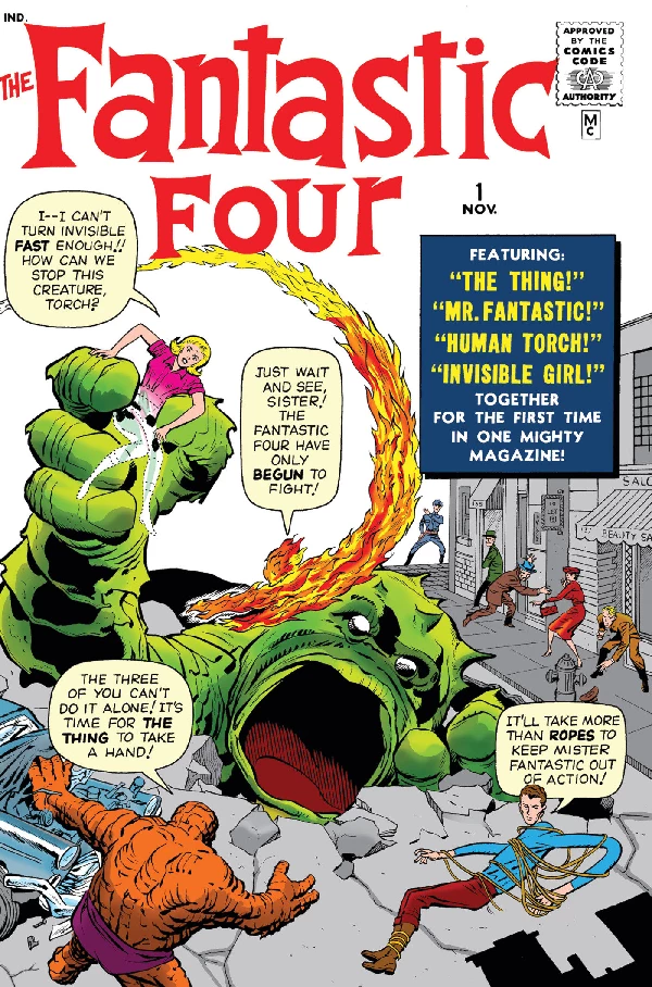 Ecomics - THE FANTASTIC FOUR OMNIBUS VOL. 1 JACK KIRBY COVER [NEW PRINTING 3, DM ONLY]