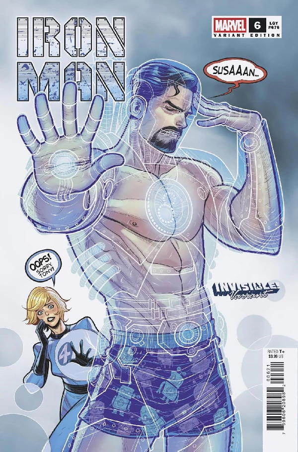 Ecomics - IRON MAN 6 ELIZABETH TORQUE INVISIBLE! VARIANT [DOOM]